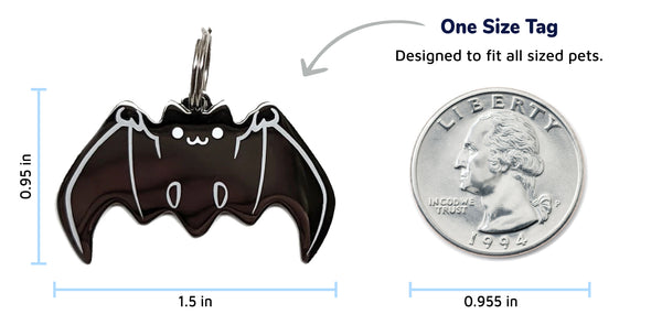 Bat Pet Tag 🦇 | Pawsonify - Pawsonify